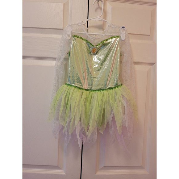 Disney | Costumes | Girl Disney Direct Store Green Tinkerbell Tutu ...